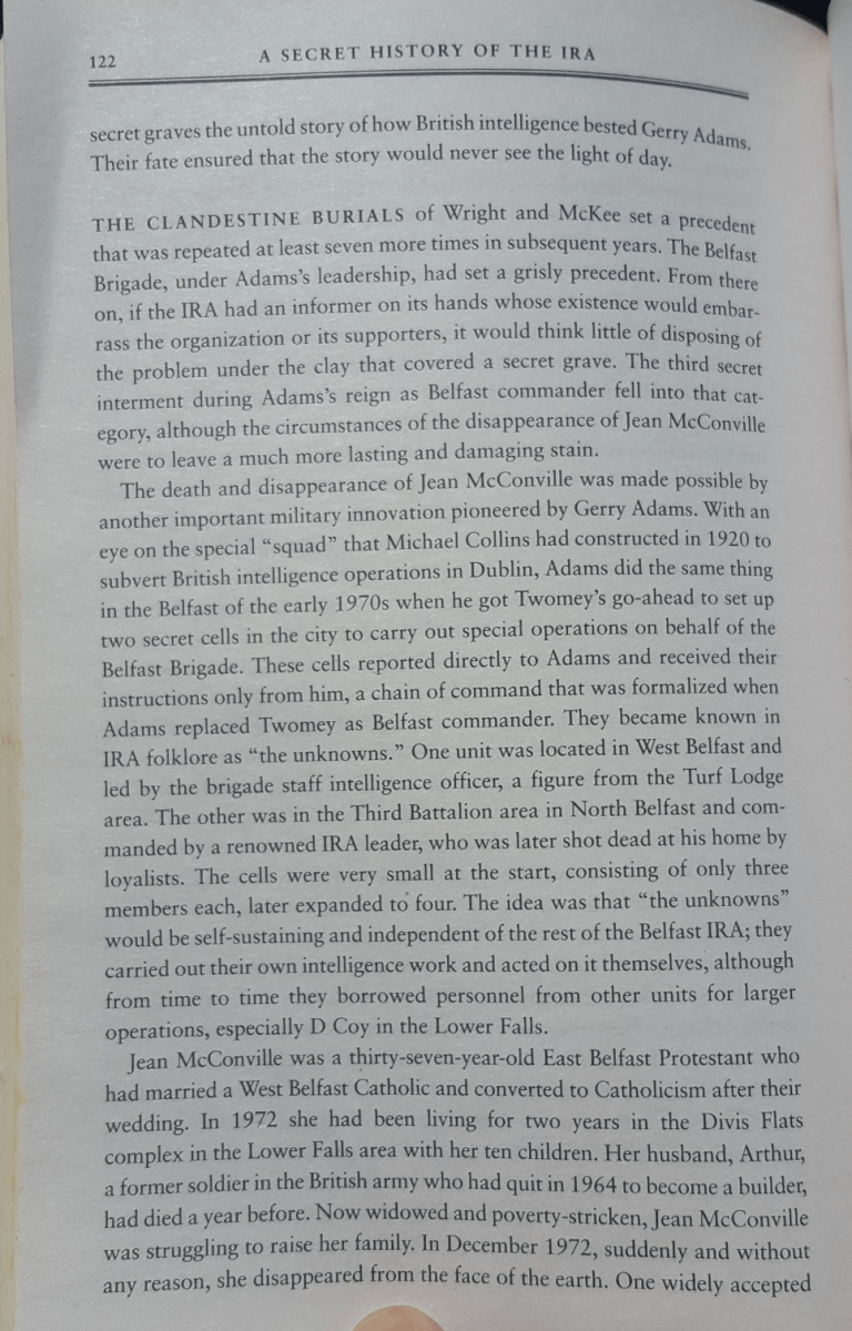 The Victim the IRA Disappeared Twice – The Irish Peace Process