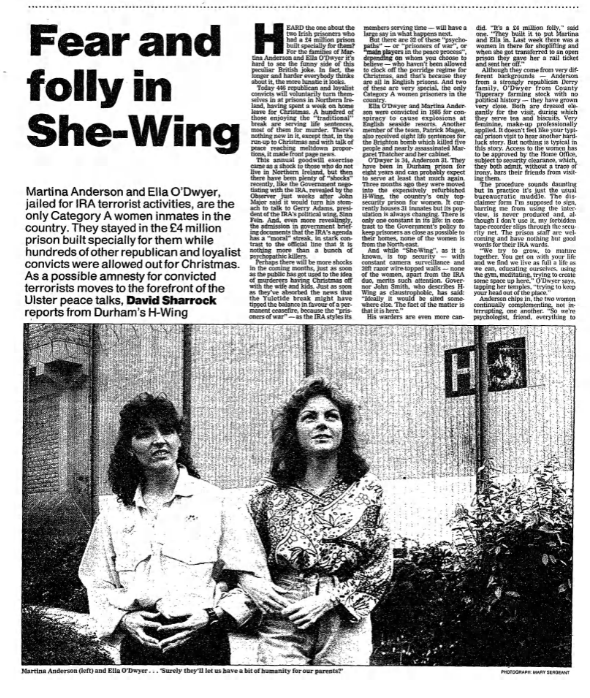 Martina Anderson, the IRA and her Disappeared Victims – The Irish Peace ...