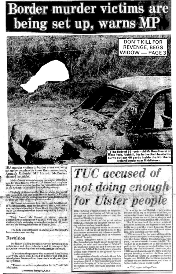 The IRA Murder of Young Mum Margaret Ann Hearst – The Irish Peace Process