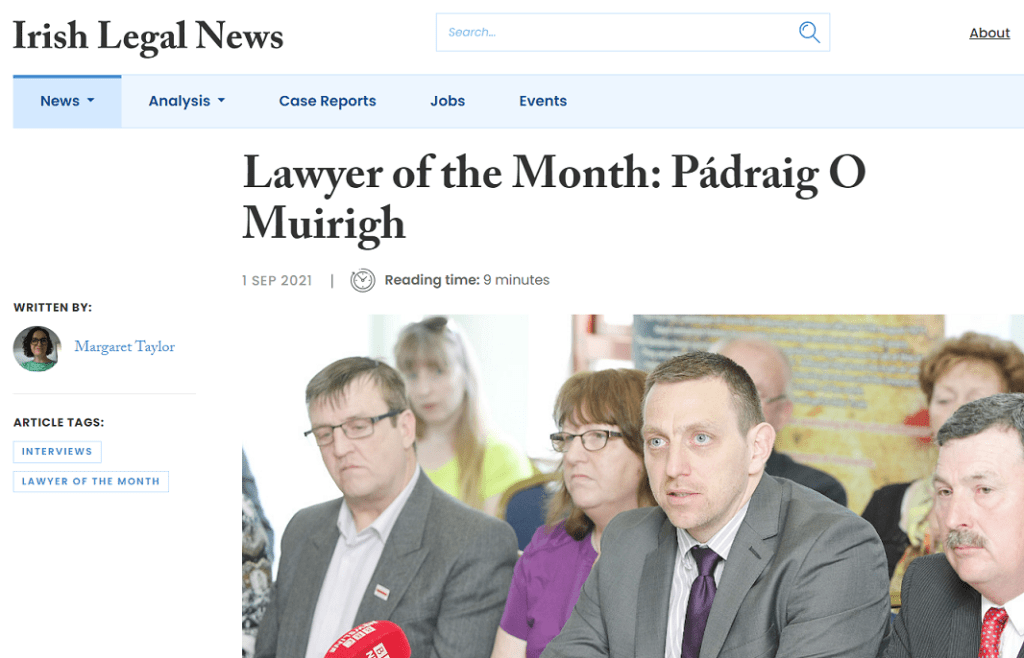 Patrick Murray/Pádraig Ó Muirigh/Ó Muirigh Solicitors, Austin Stack and ...