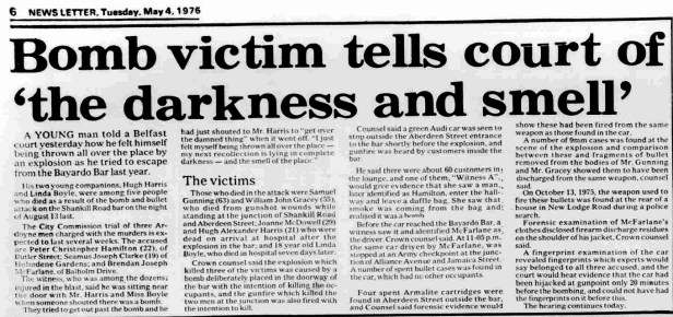 IRA Sectarian Murder Gang Member Brendan ‘Bik’ McFarlane’s Bayardo Bar ...